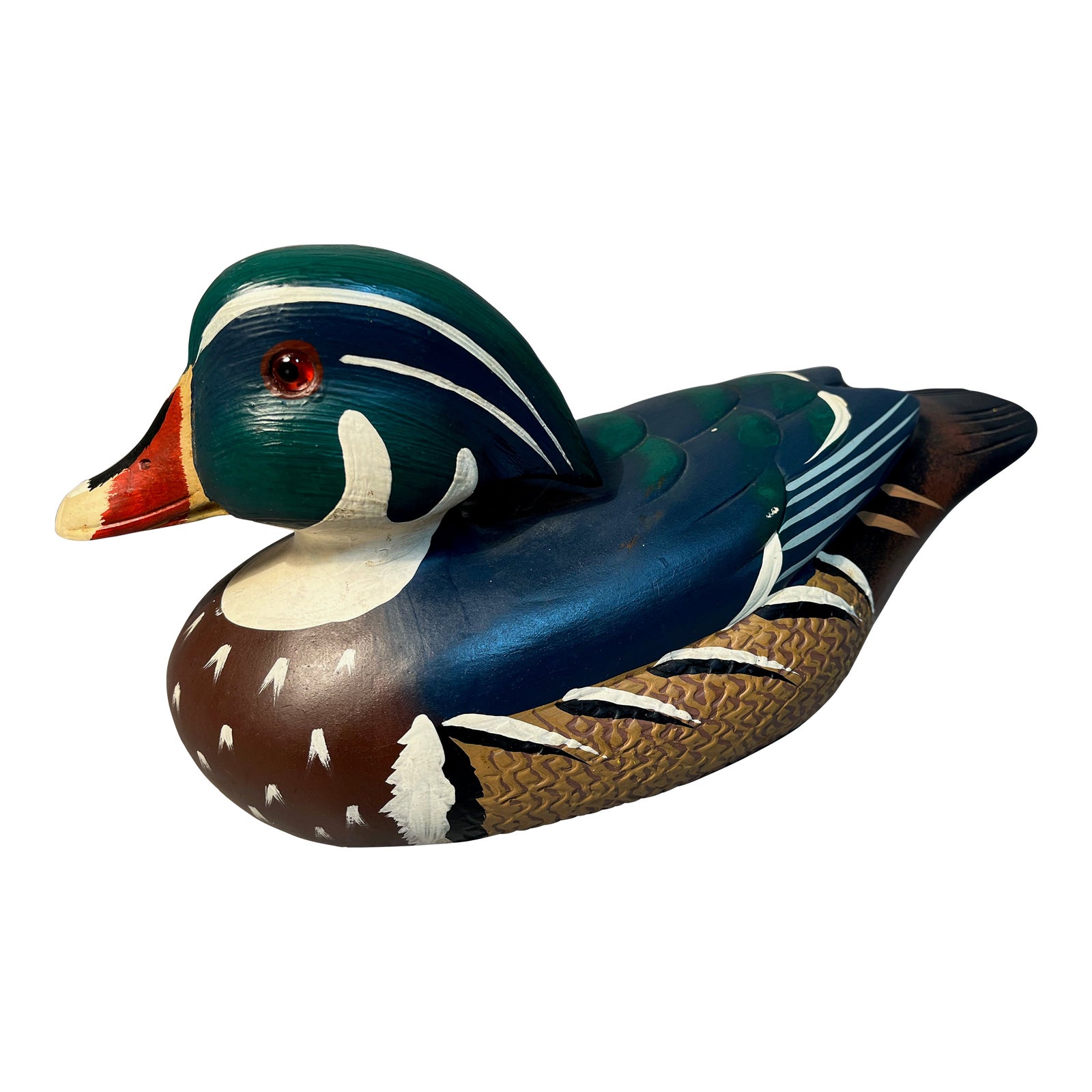 Ontario Wood Duck Decoy Signed Bob Berry 1984 Aix Spoons North American ...