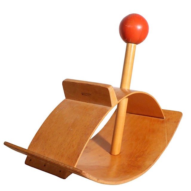 Modernist Bent Plywood Rocking Toy by Gloria Caranica for Creative ...
