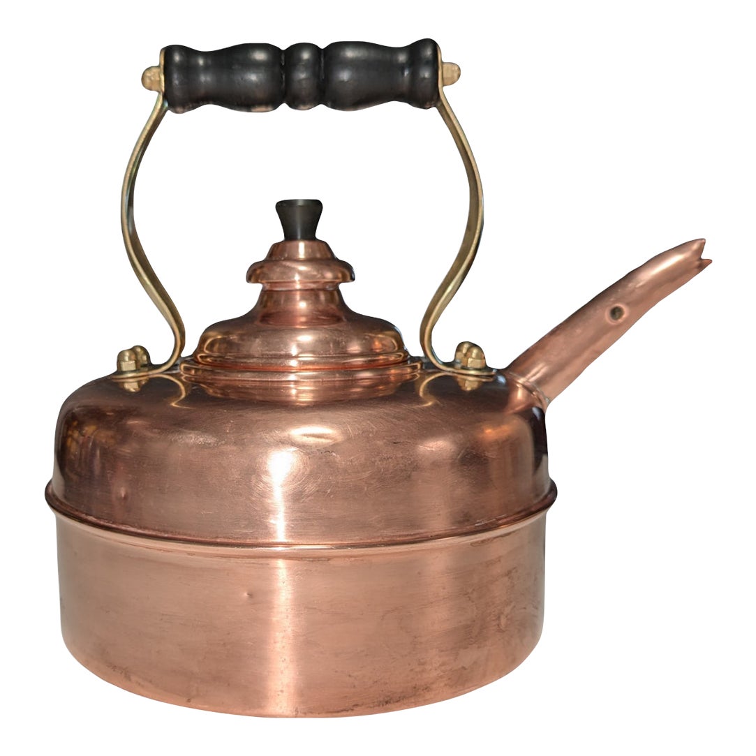 Vintage Simplex Kensington No 1 Copper Water Kettle | Chairish