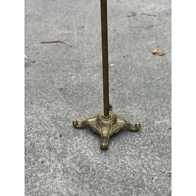 1970s Brass Ornate Lyre Music Stand | Chairish