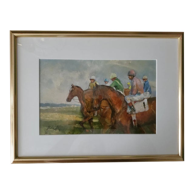 1960s Ralph Sharff Oil Painting | Chairish