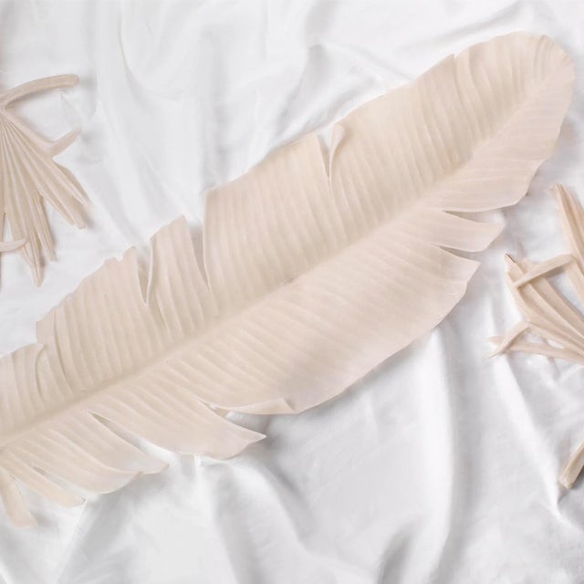 Feather Object in White | Chairish