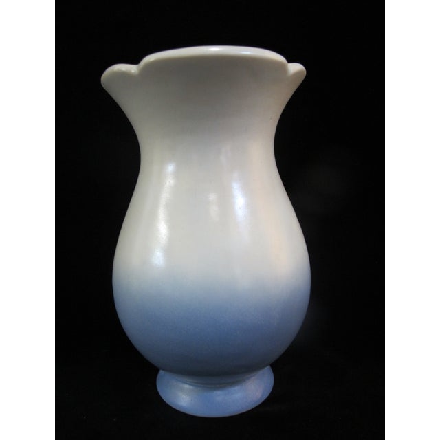 Weller Blue Dogwood Flower 8" Tall G-8 Vase | Chairish