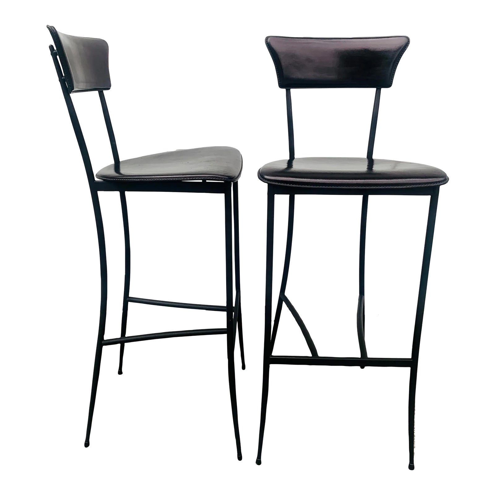 Arper Italian Bar Stools | Chairish