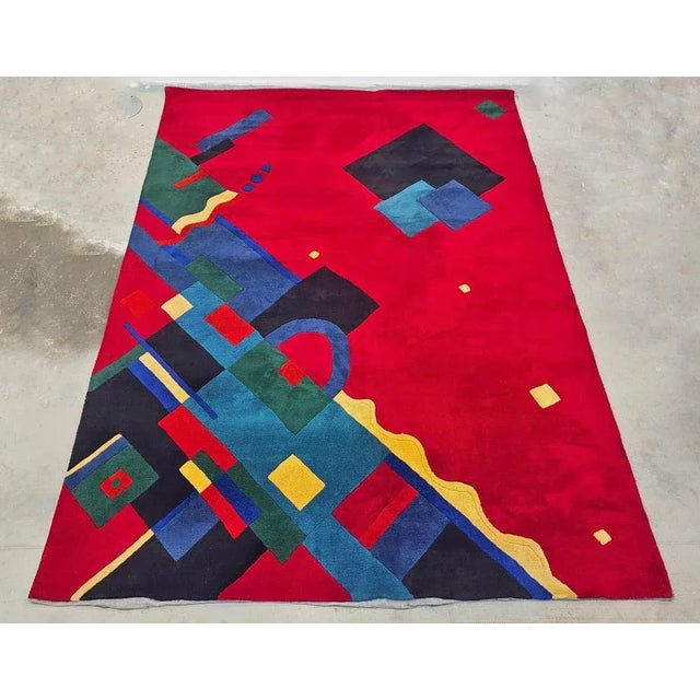 Vintage Italian Rug, 1990s | Chairish