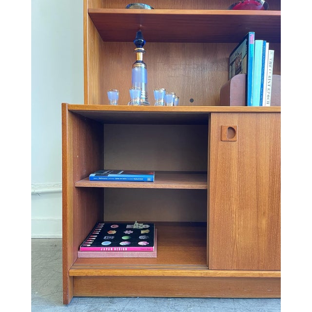 Mid Century Modern Danish Teak Wall Unit | Chairish