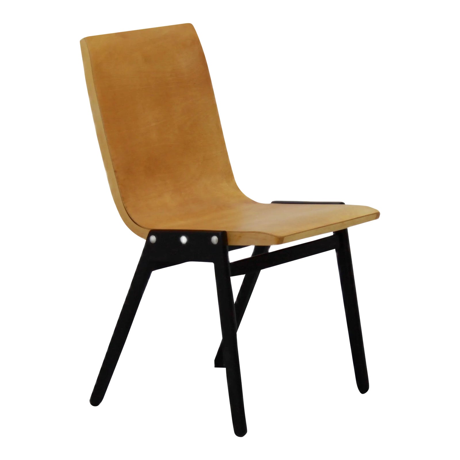 Mid-Century Stacking Chairs by Roland Rainer, Set of 4 | Chairish