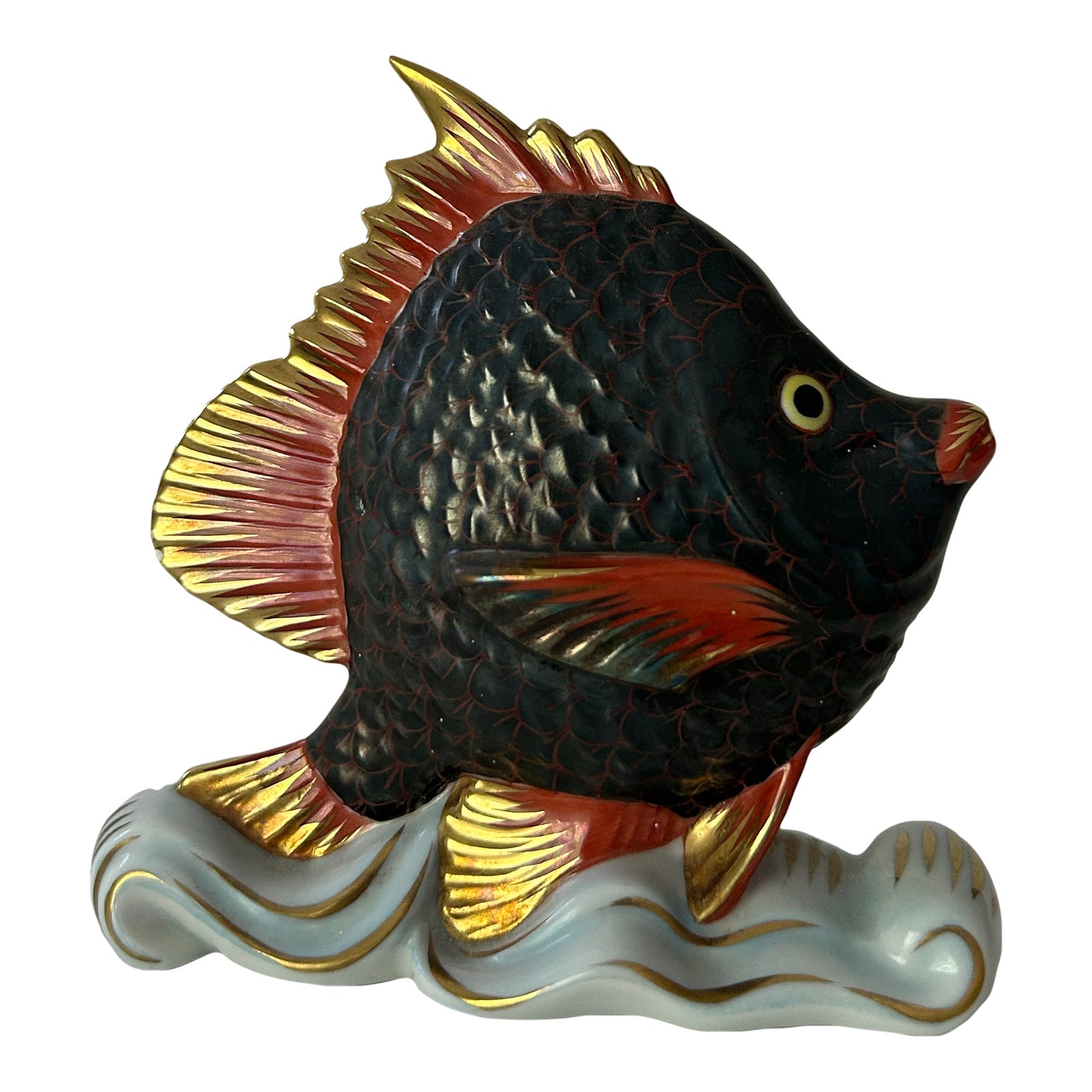 Herend Sailing Fish | Chairish