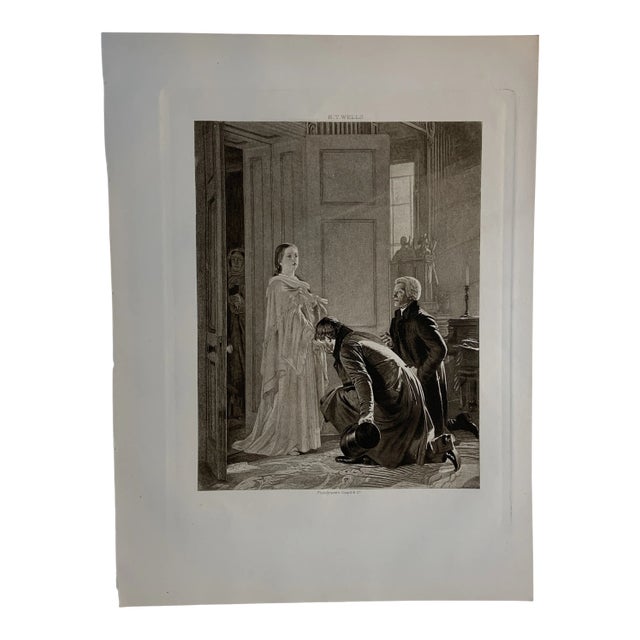 19th Century Engraving of Queen Victoria | Chairish