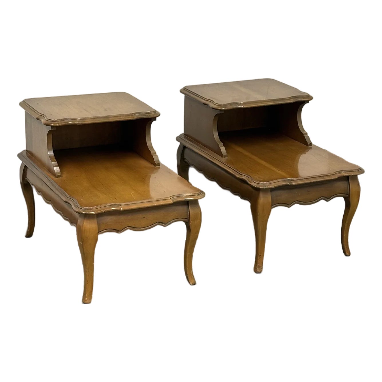1970s Bassett Furniture Nightstands From Redlick-Newman Building, Pair ...