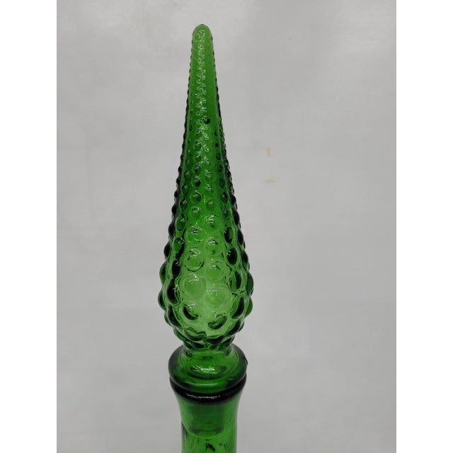 Vintage Mid Century Modern Empoli Italian Genie Bottle | Chairish
