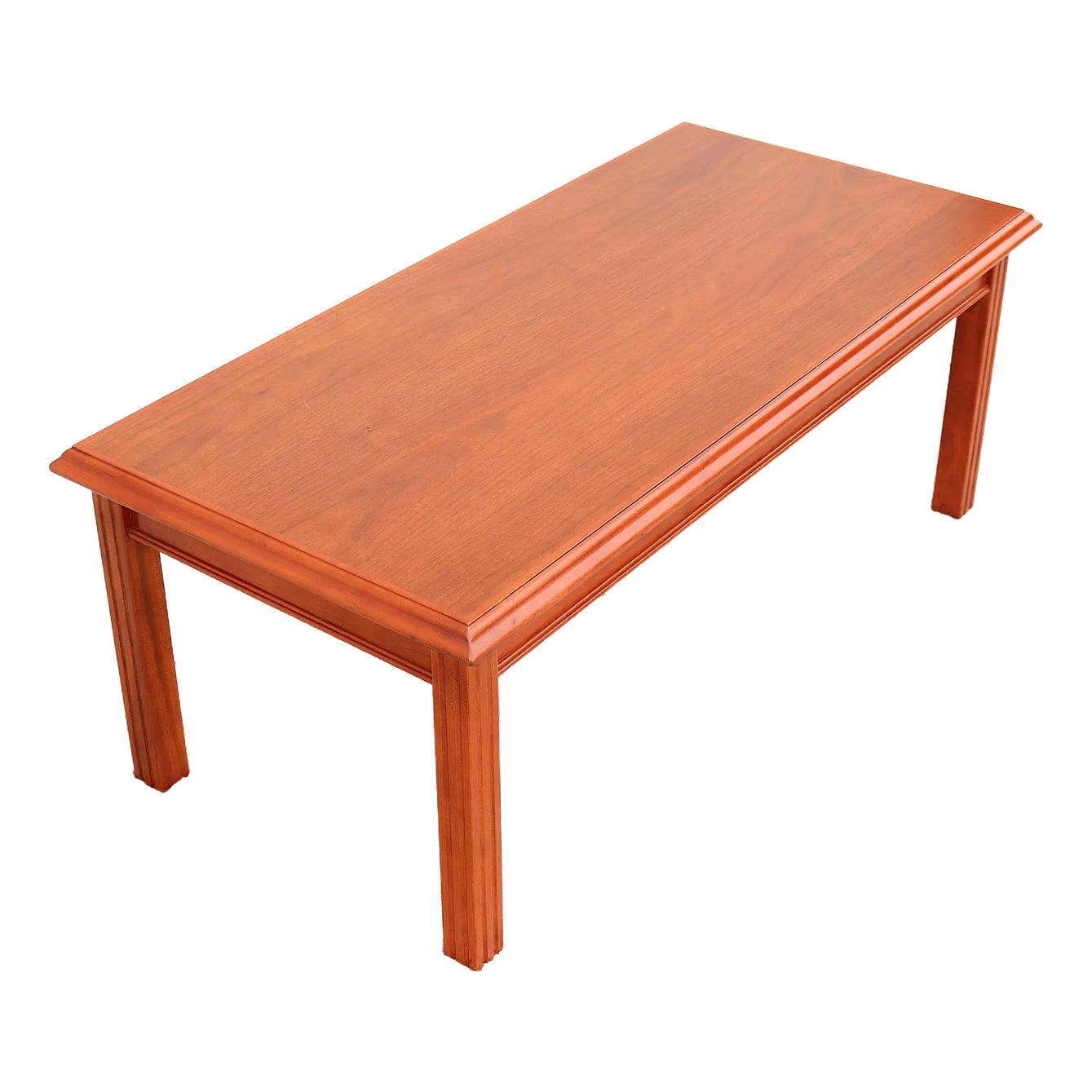 Traditional Classic Arnold Furniture Rectangle Walnut Occasional Coffee Table | Chairish