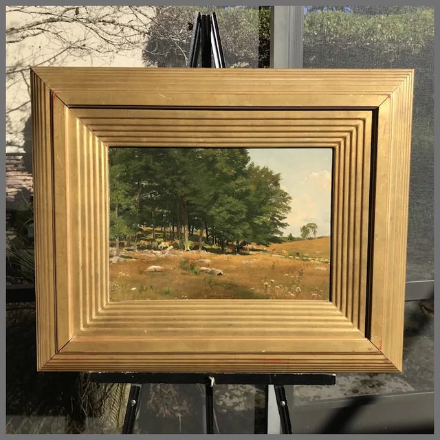Bruce Crane oil painting | Chairish