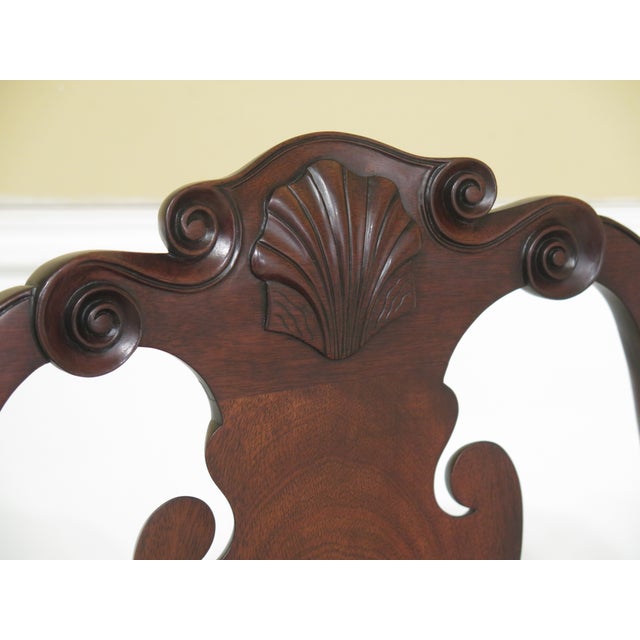 Kindel Winterthur Collection Mahogany Clawfoot Arm Chairs- A Pair ...