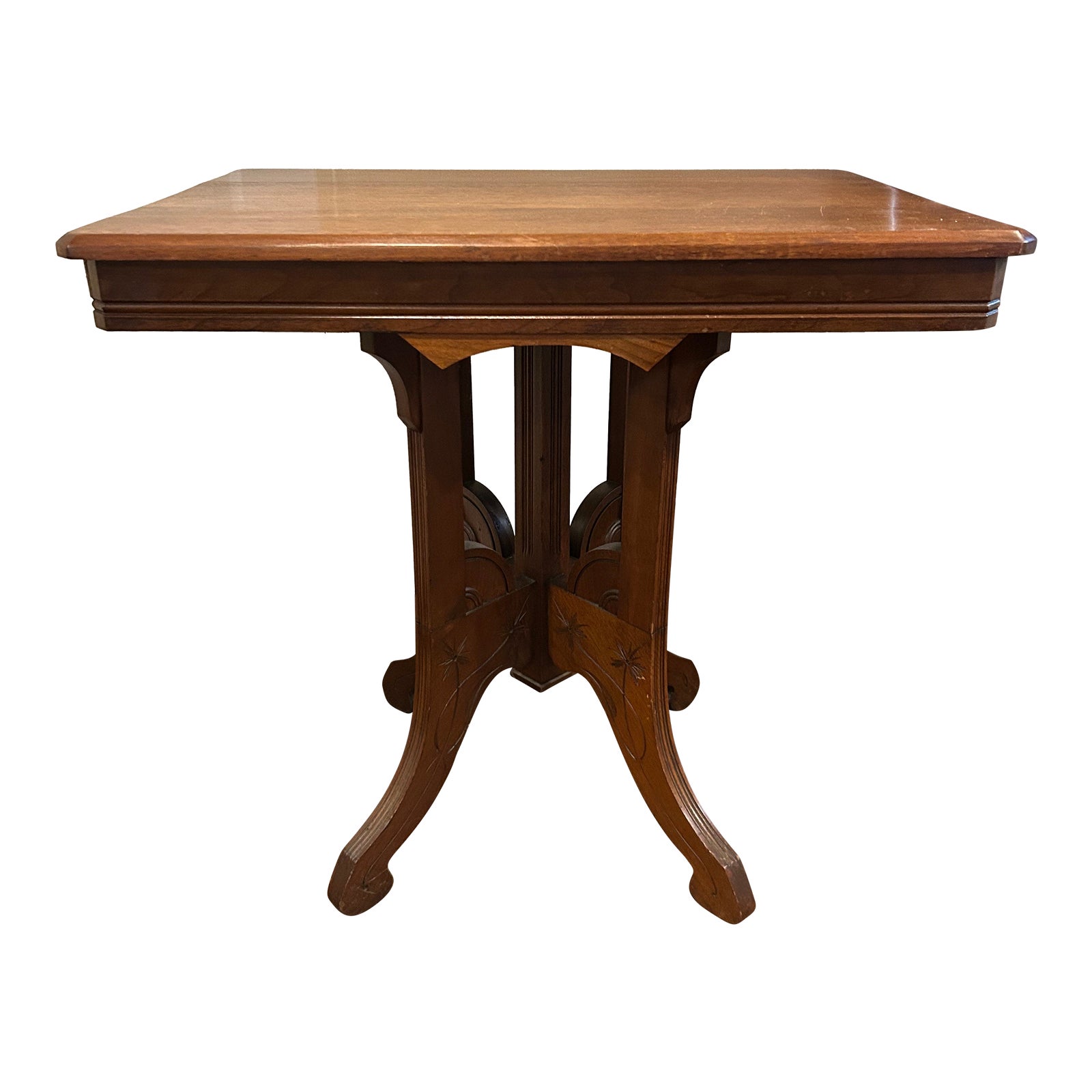 1960s Victorian Eastlake Style Table | Chairish