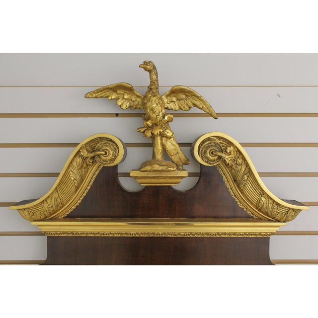 Vintage Chippendale Mahogany & Gold Phoenix Mirror | Chairish