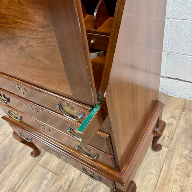 Vintage Kling Furniture Chippendale Style Mahogany Slant Front ...