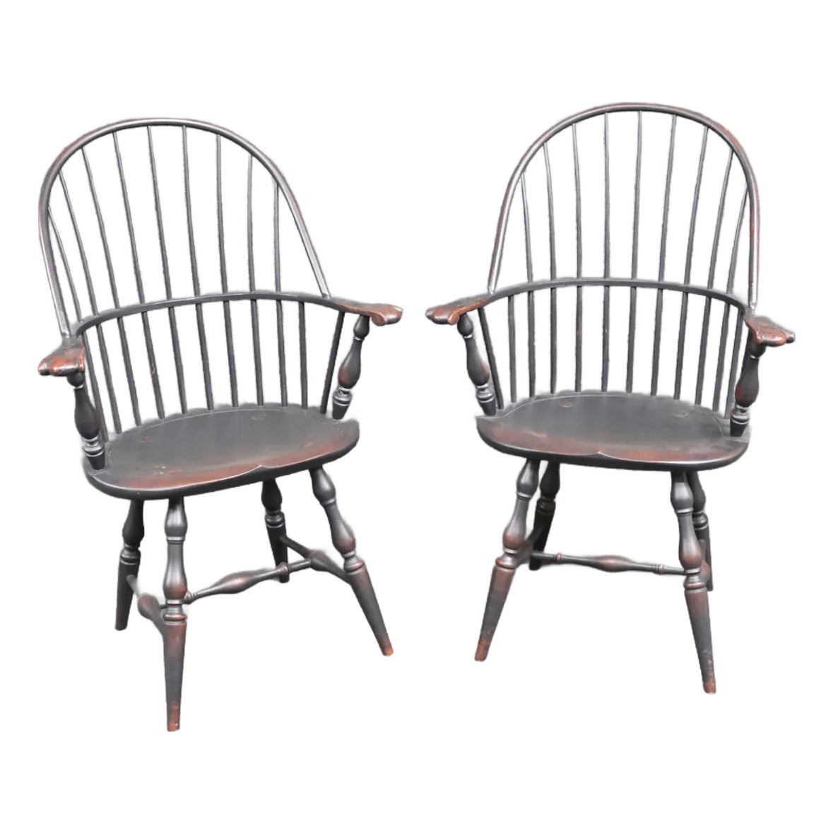 Lawrence Crouse Sack Back Windsor Chair/Pair | Chairish