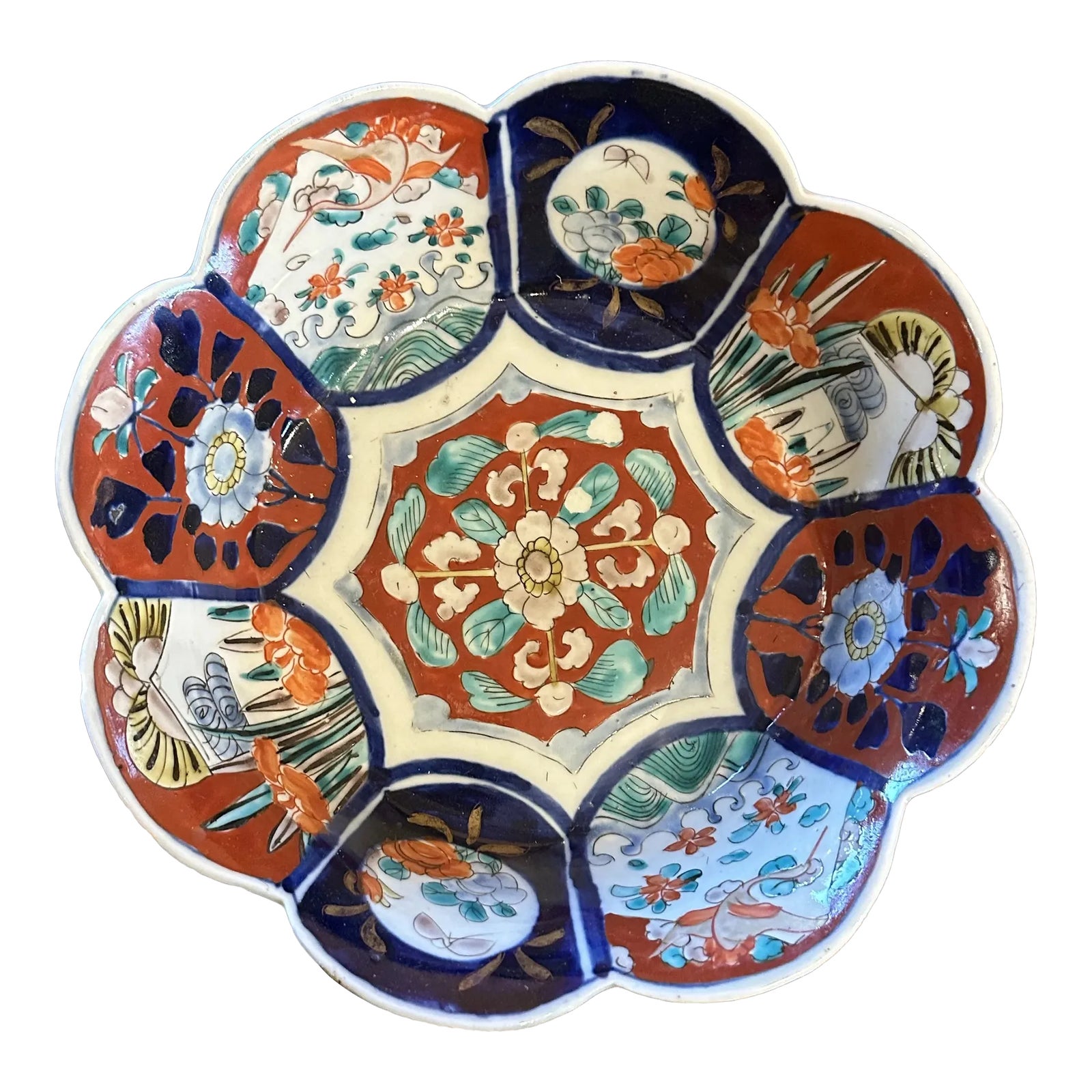 Mid 19th Century Deep Amari Porcelain Bowl | Chairish