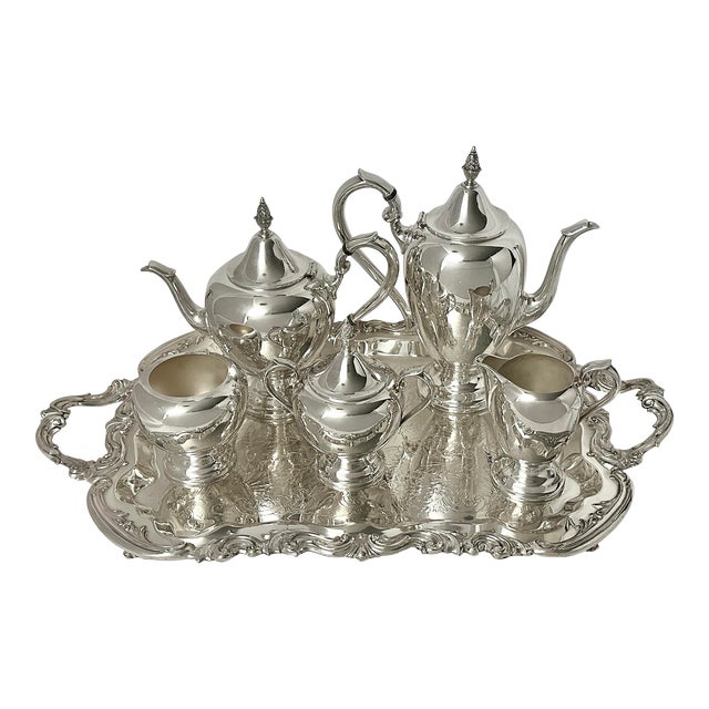 Vintage Gorham Colonial Tea & Coffee Service Set - 7 Pieces | Chairish