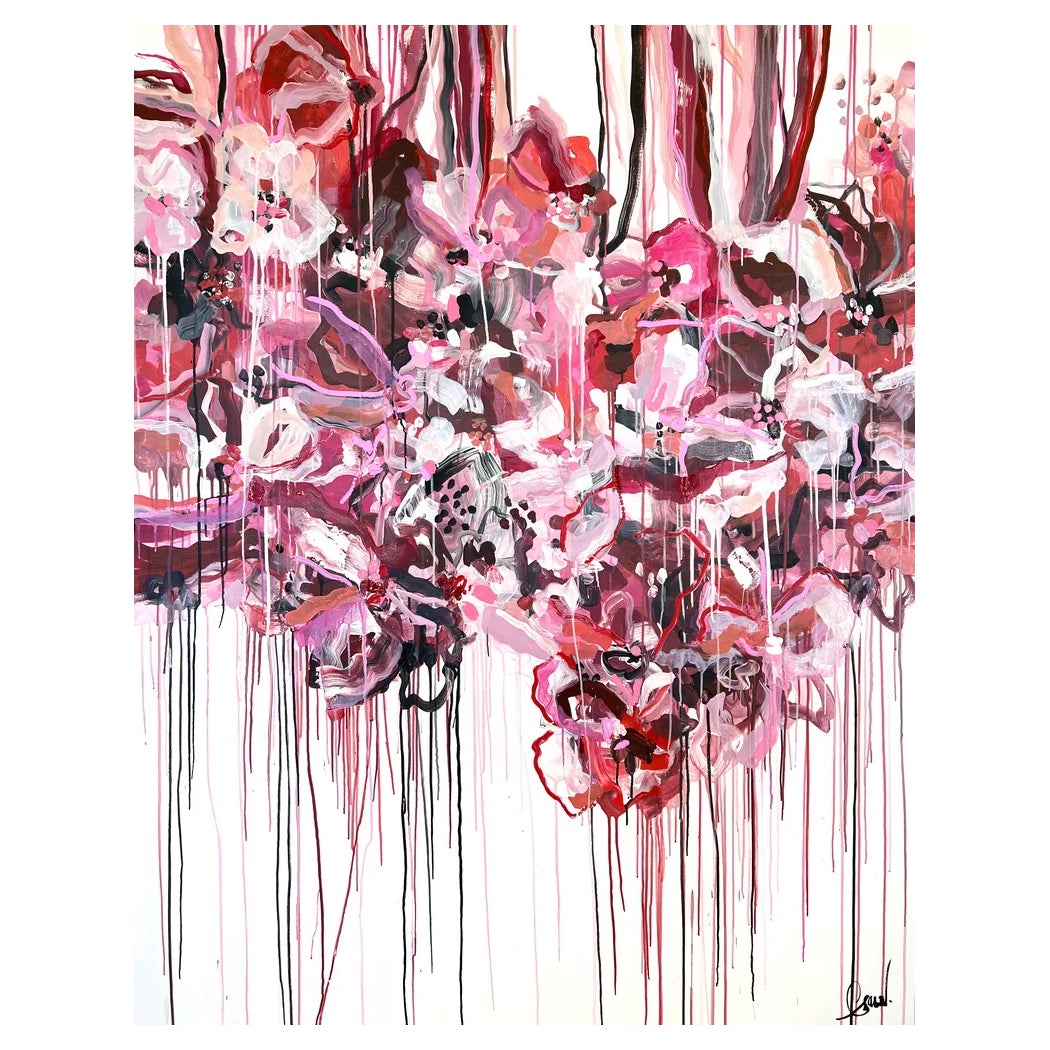 Maria Esmar, Vision in Red, Acrylic | Chairish