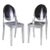 Starck for Kartell - a Pair of Transparent Victoria Ghost Chairs | Chairish