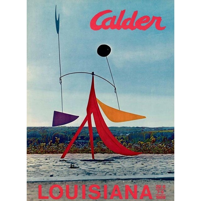1969 Alexander Calder the Iguana Louisiana Poster | Chairish