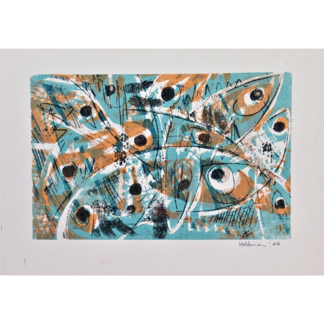 Robert Holdeman, Fish #2, 1954 | Chairish