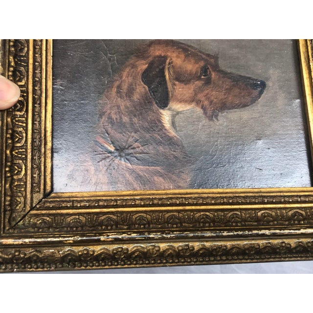 Original Oil Painting Dog Portrait by Edwin Loder, 19th Century British ...