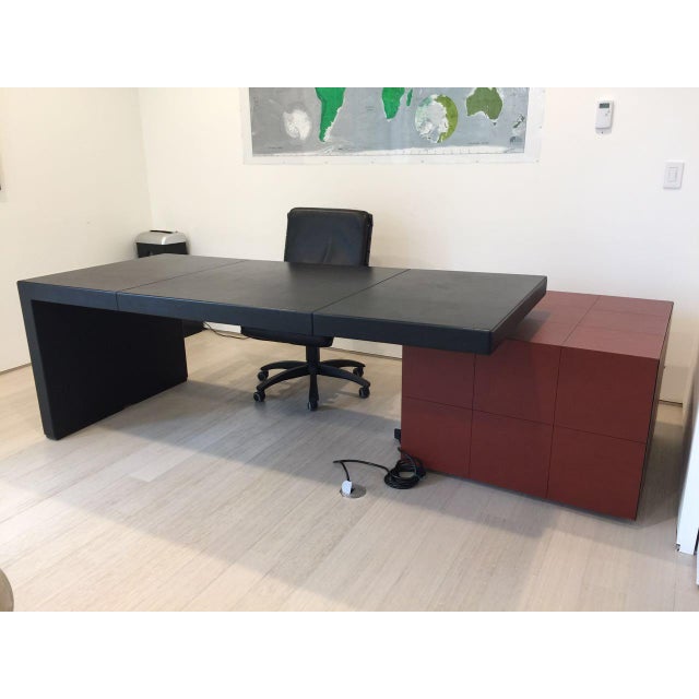 Poltrona Frau Ceo Desk - Set of 3 | Chairish