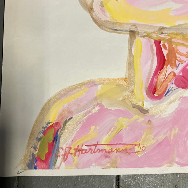 Contemporary E.J.Hartmann Original Abstract Pop Art Portrait Painting ...