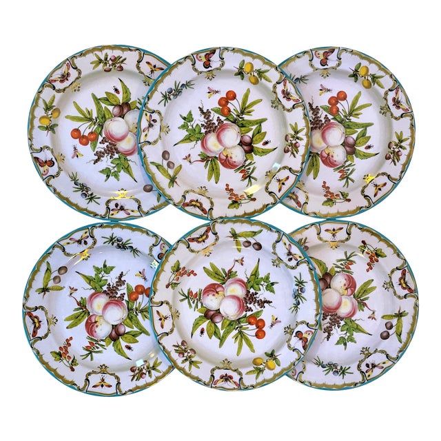 Early 21st Century Enameled Tin English Duke of Gloucester Plates - Set ...