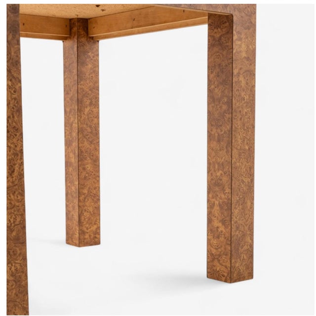 1930s Parsons Burlwood Side Table | Chairish