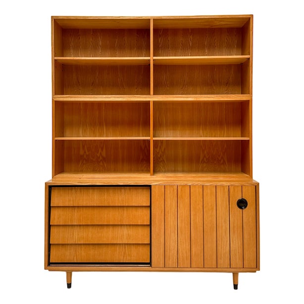 Ash Sideboard with Shelves by Erich Stratmann for Oldenburg ...