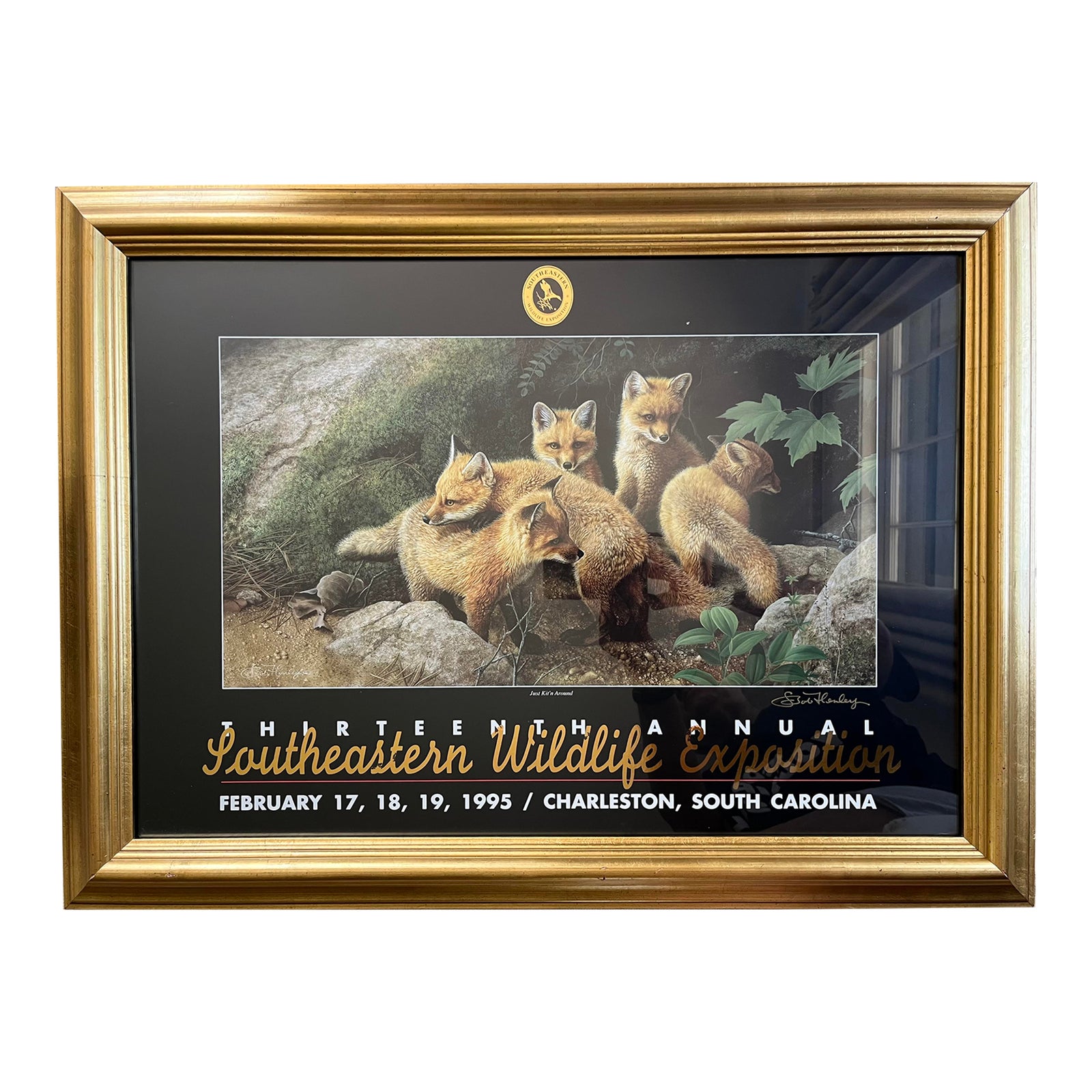 Vintage 1995 Southeastern Wildlife Expo Poster "Just Kit'n Around" by ...