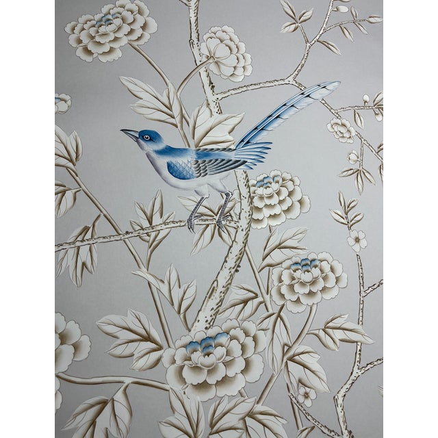 Chinoiserie Wallpapers Hand Painted Wall Covering Wallpaper on Silk ...