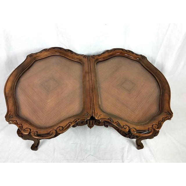 Early 19th Century French Renaissance Revival Carved Walnut Dual Tray ...