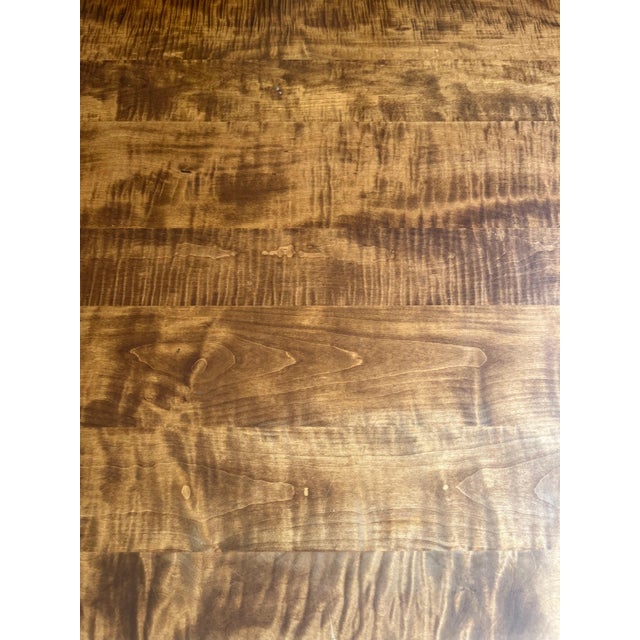 Custom Writing Desk Tiger Maple and Bark | Chairish