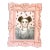 Storybook Portrait of a Lady in a Pink Frame by Susannah Carson | Chairish