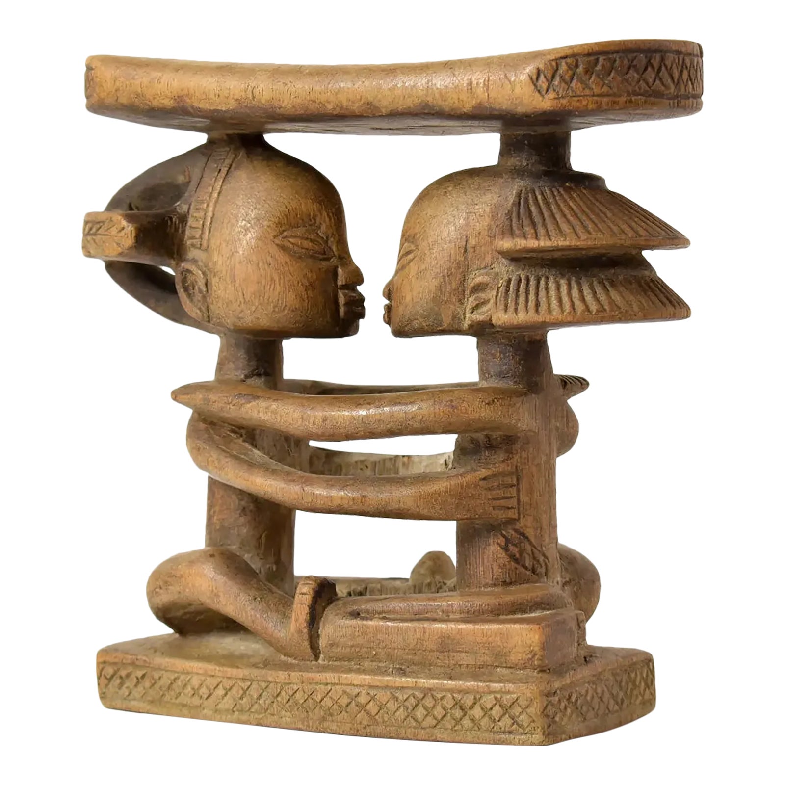 Mid 20th Century Luba Headrest Congo | Chairish