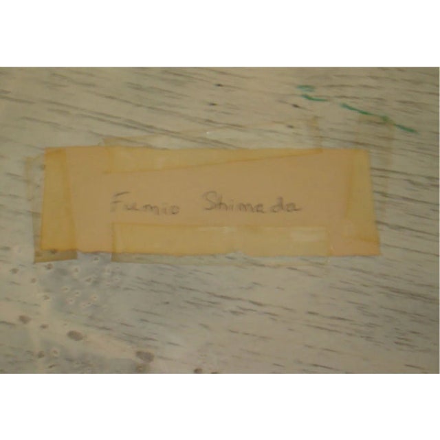 Japanese Artist, Fumio Shimada, Designed Coffee Table. Originally Retailed by Gracie Studio ...