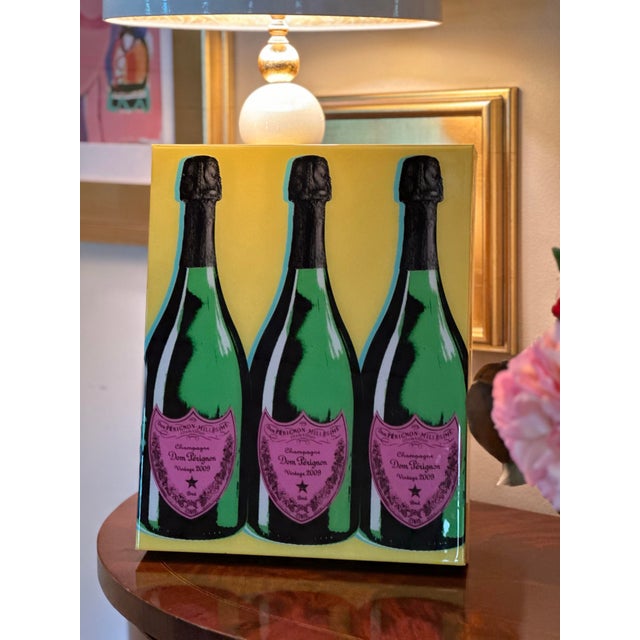 Dom P Acrylic Pop Art Painting by Artist, Peter Marcus Green | Chairish