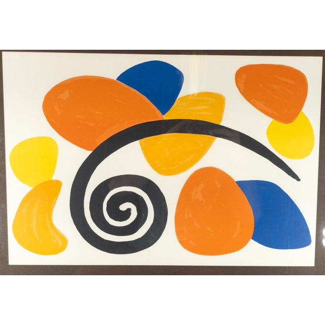 Mid-Century Modern Alexander Calder Lithograph Print From "Derriere Le ...