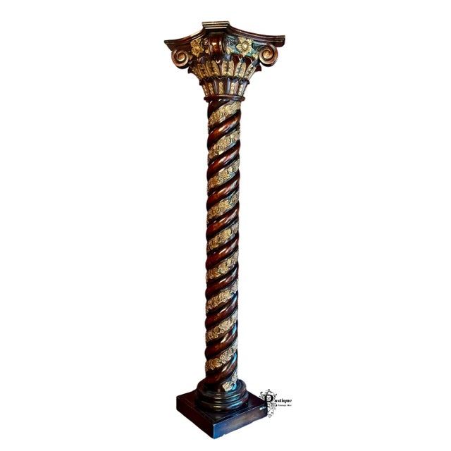 Vintage Russian Neoclassical Style Hand Carved Mahogany & Gilt Wood ...