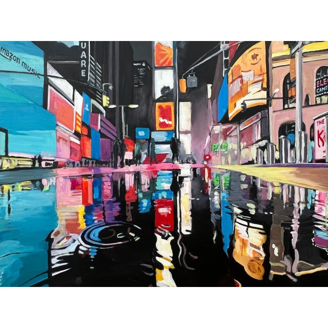 Angela Wakefield Times Square New York City Reflections after the Rain ...