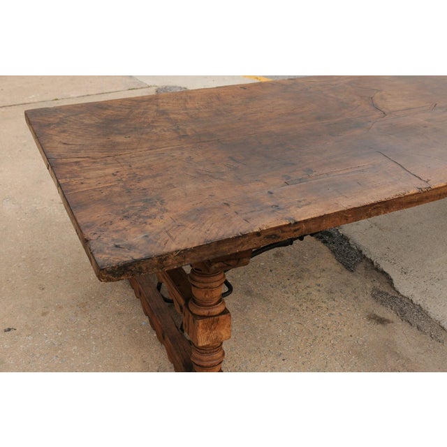 19th Century A Robust Italian Long Dining Table | Chairish