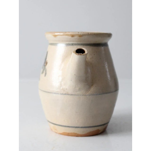 Vintage Studio Pottery Pitcher With Lid | Chairish