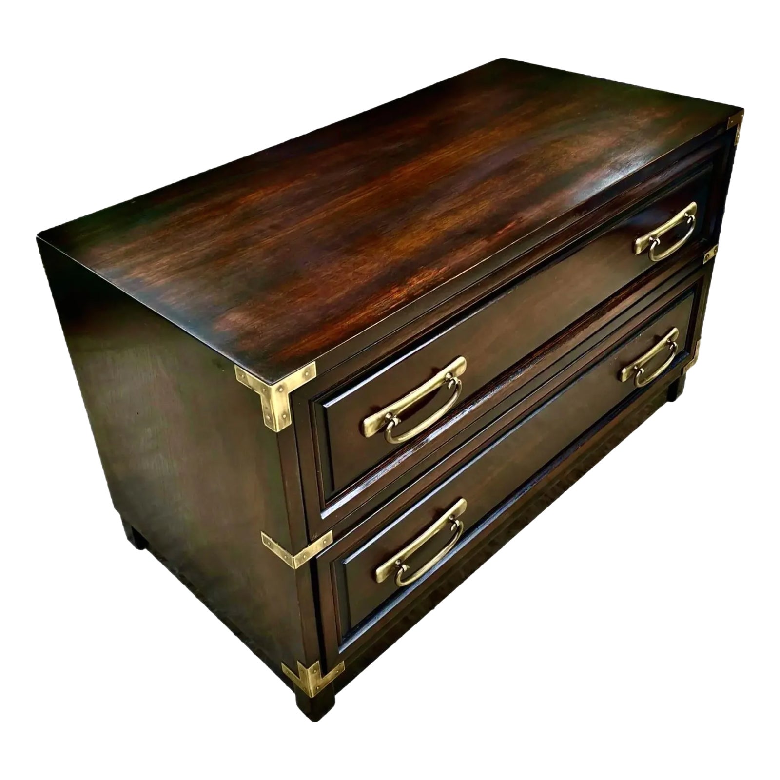 American of Martinsville Modern Campaign Chest | Chairish