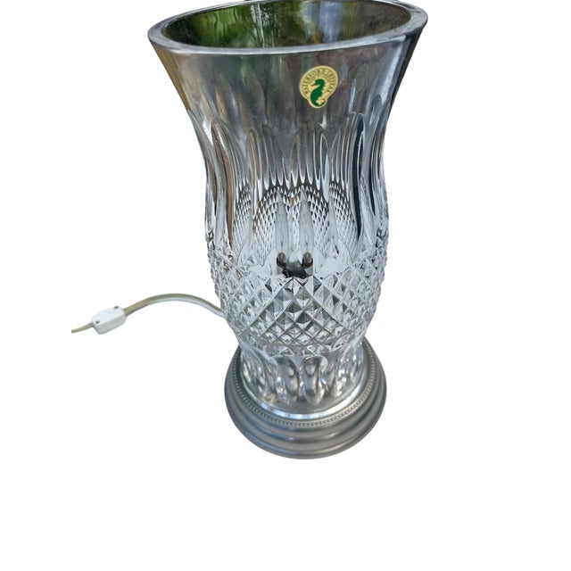 Traditional Silver Waterford Crystal Colleen Lamp | Chairish