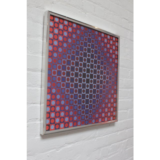 Victor Vasarely "Boglar" Op Art Lithograph | Chairish